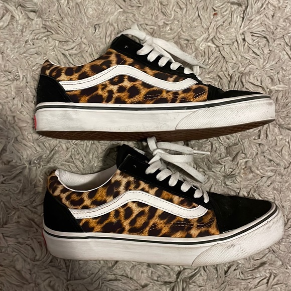 Vans | Shoes | Vans Old School Leopard | Poshmark